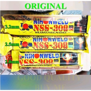 NSS-308 Nihonweld Stainless Welding Rod Original 2.0mm,2.5mm&3.2mm | Shopee Philippines