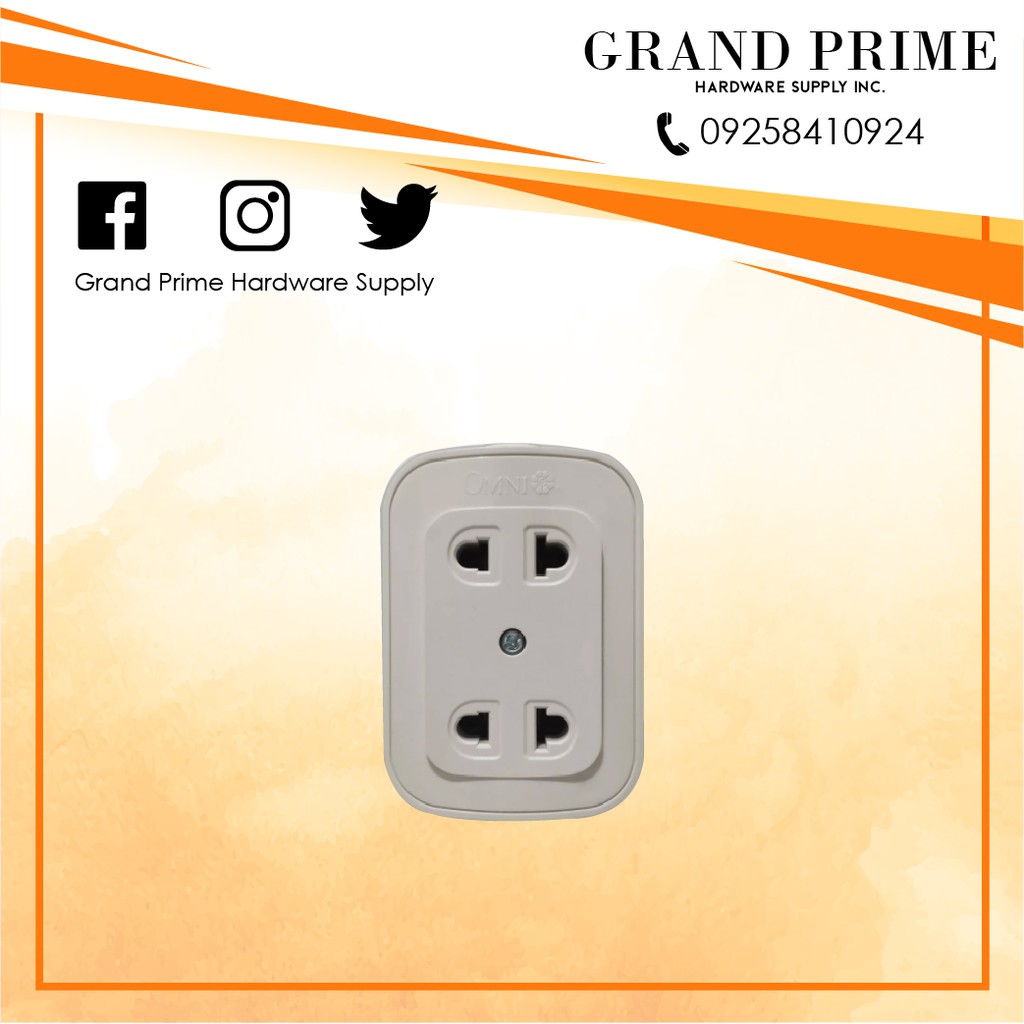 OMNI Surface Outlet 2-Gang | Shopee Philippines