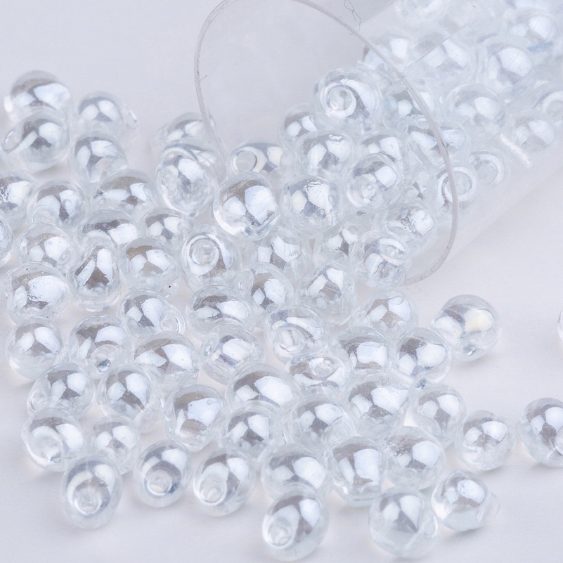 Japanese water drop beads 3.4mm Miyuki DP imported Miyuki transparent ...