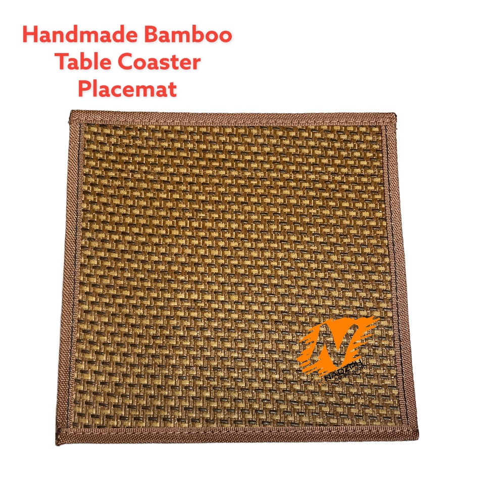 Rolled-Up Bamboo Stick Coaster Bamboo Placemat Table Coaster Table ...