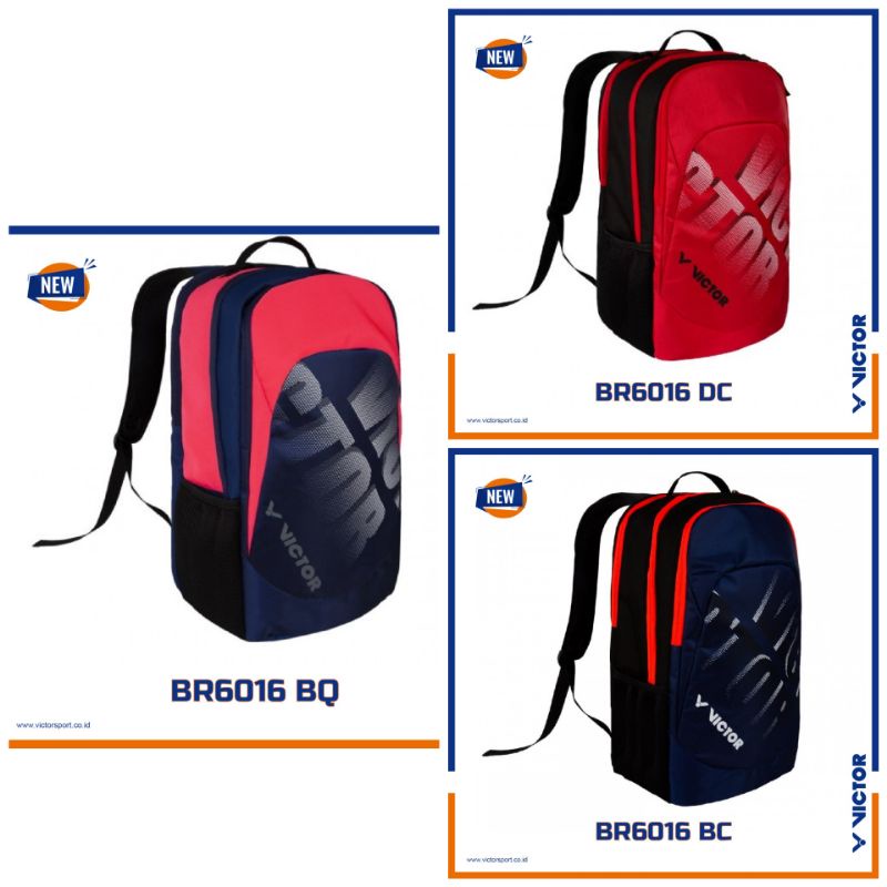 Victor Badminton Backpack BR 6016 / BR-6016 / BR6016 Original Racket ...
