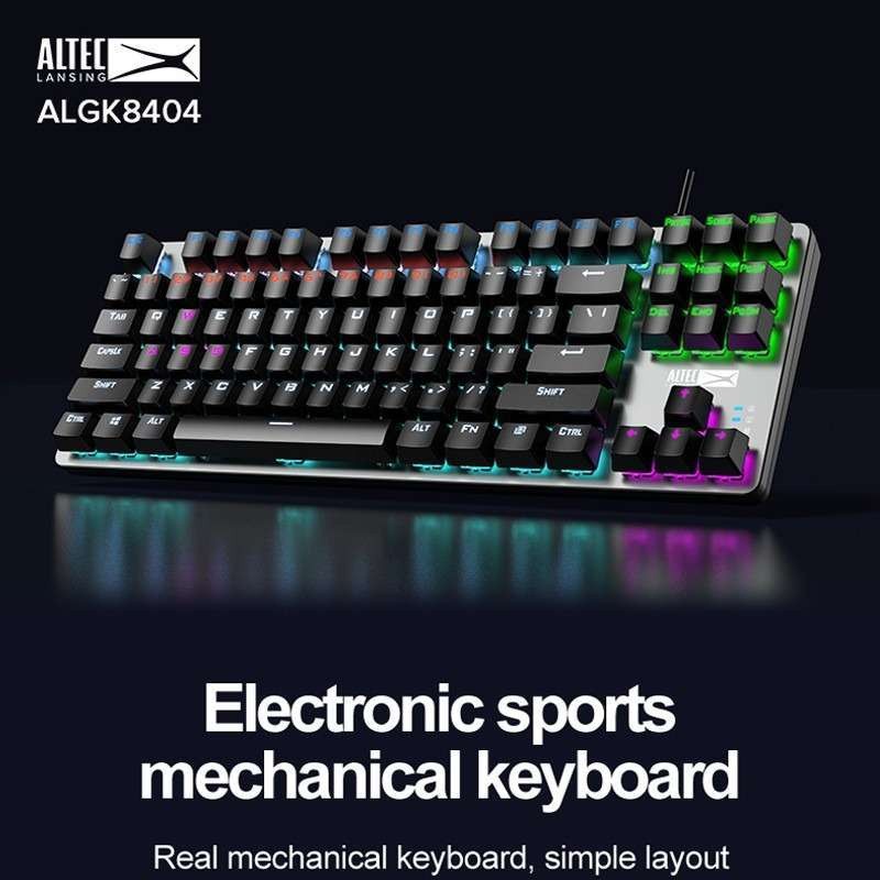 Altec Lansing ALGK8404 Mechanical Gaming Keyboard - BLACK | Shopee ...