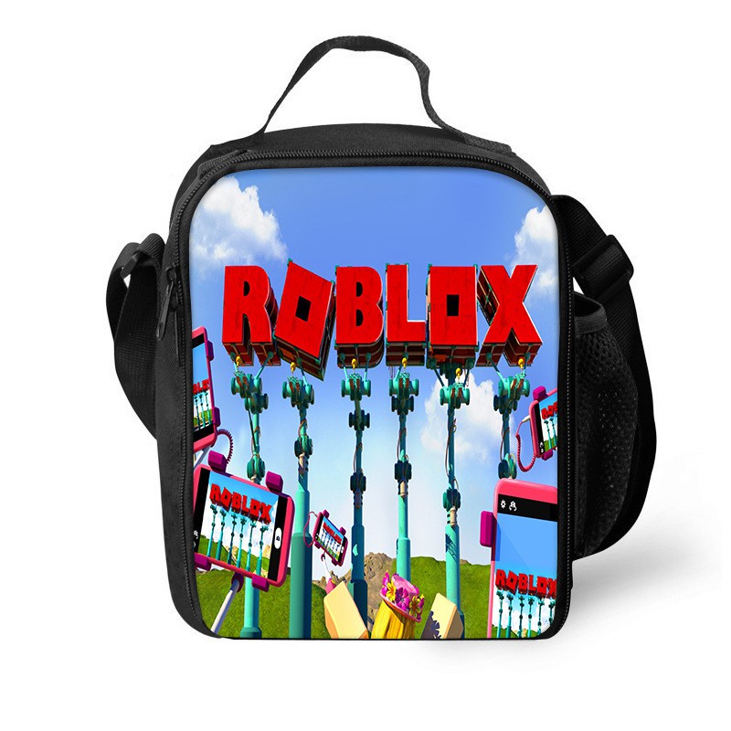 Roblox Large Package Lunchbox School Backpack Sling Bag Picnic Bag Meal ...