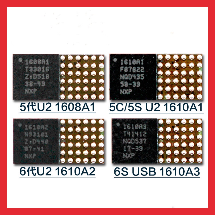 U2 Chip U1612a1 A160b 1610a3 1610a2 1610a1 610A3B Iph Pro A11 Pro x 8 7 ...