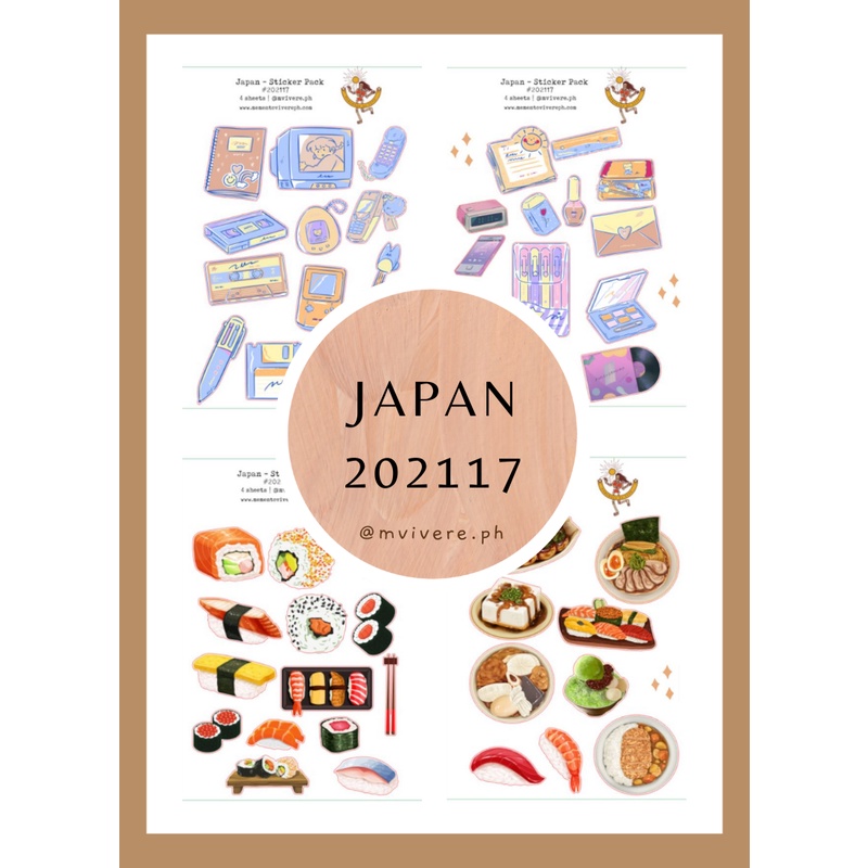 A6011 JAPAN | Cute Stickers | Aesthetic Stickers | Bullet Journal ...