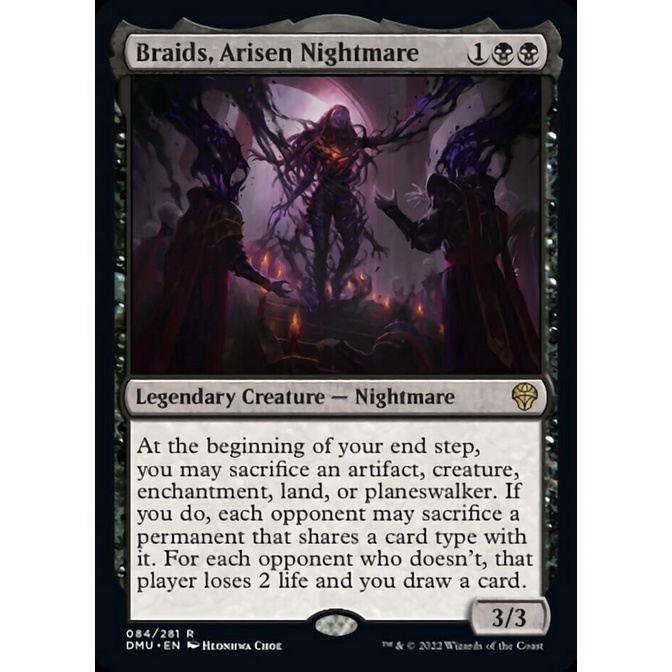 Braids, Arisen Nightmare mtg card | Shopee Philippines