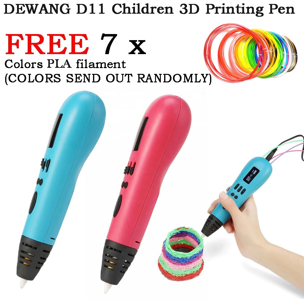 DEWANG D11 Children 3D Arts Crafts Drawing Graffiti Pens 12V/2A 3D ...