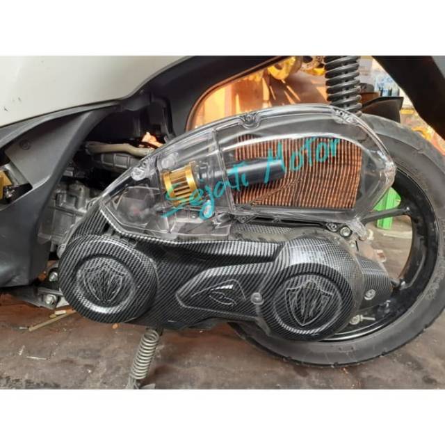 Yamaha aerox/lexi transparent filter cover aerox 155/lexi transparent ...
