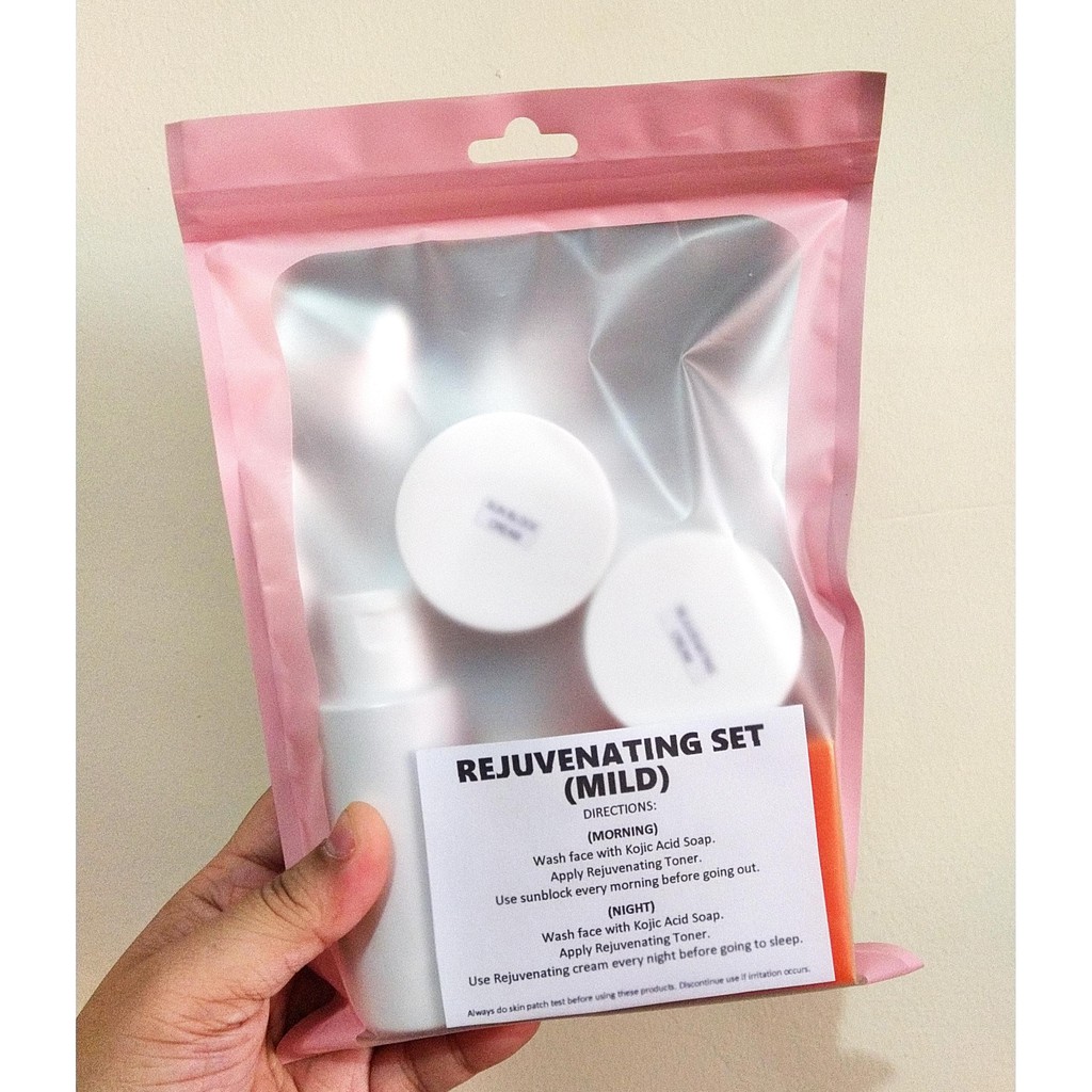 Rejuvenating Set with Pink Pouch (NO LABELS) BEST SELLER | Shopee ...