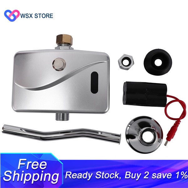 Automatic Electric Urinal Flush Valve Sensor&Manual 2 Function Exposed ...