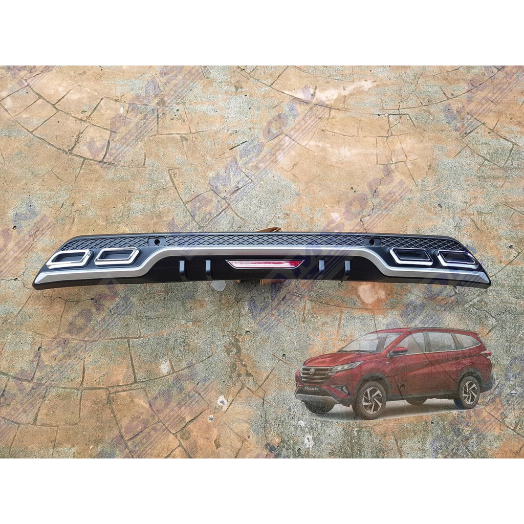 Toyota Rush 2018 - 2025 Rear Diffuser with Reflector | Shopee Philippines