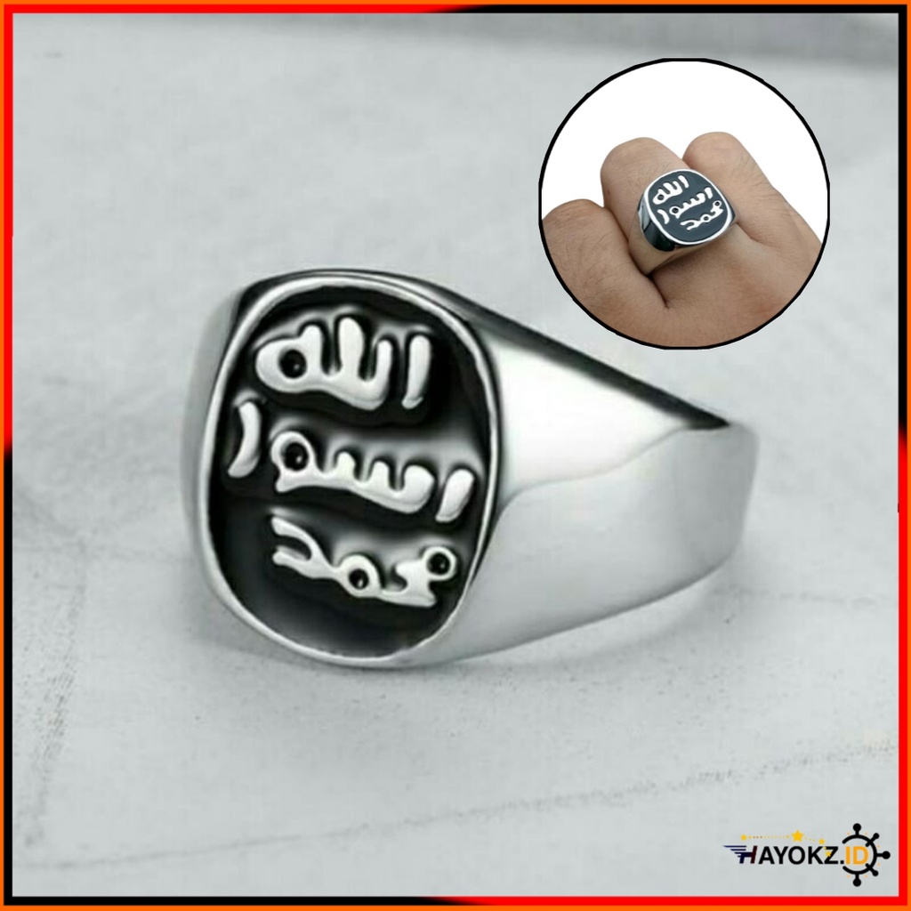 NABI REPLIKA Stainless Steel Replica Ring of Prophet muhammad Muslim ...