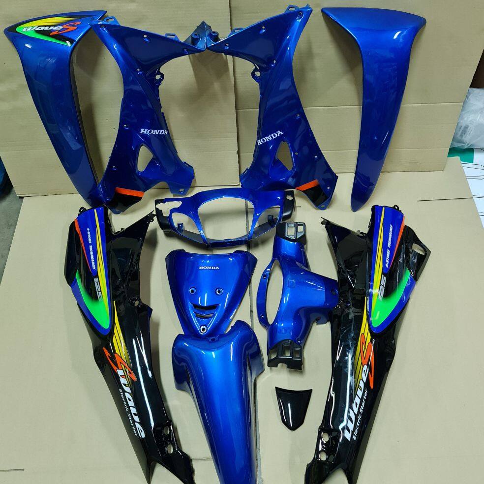 wave 125s Paint Set Blue Black Original Color Factory Frame Car 125s 11 ...