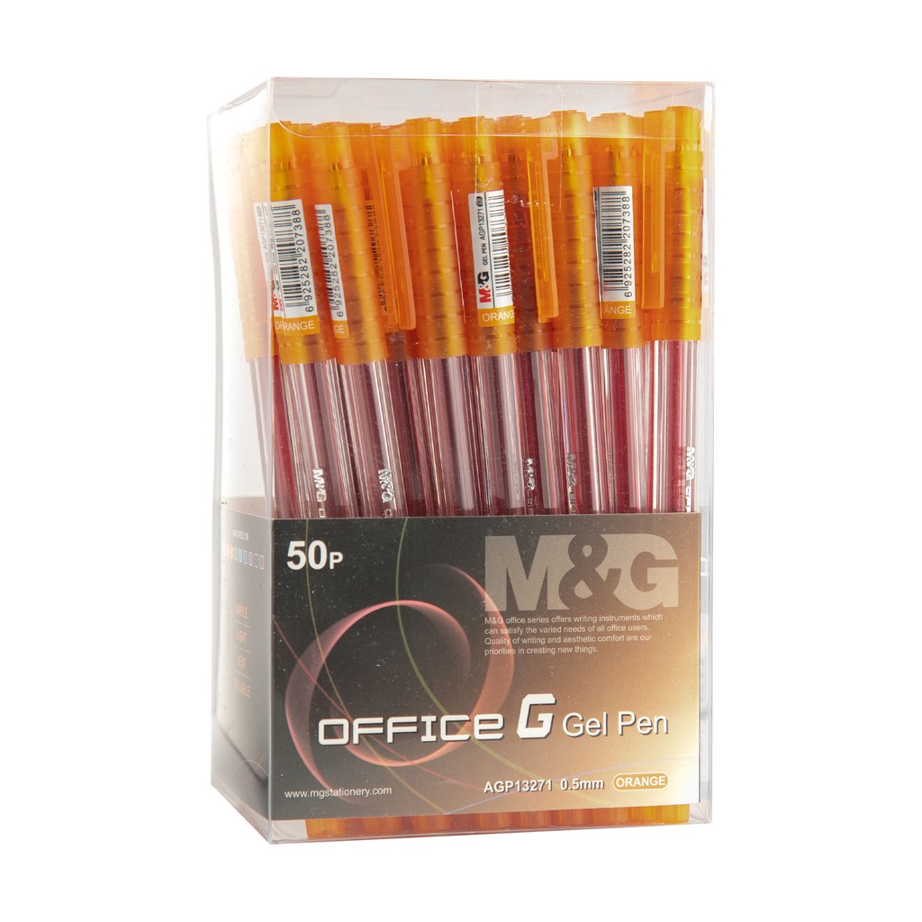 M&G Office G Gel Pen GP99 0.5mm AGP13271 (50Pcs) | Shopee Philippines