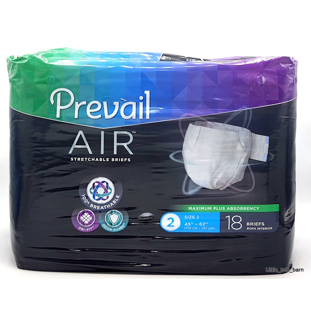 LTB: PREVAIL AIR Unisex Max Absorbency Incontinence Underwear Diaper ...