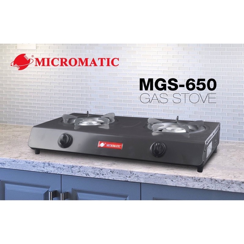 Micromatic Double Burner Gas Stove MGS-650 | Shopee Philippines