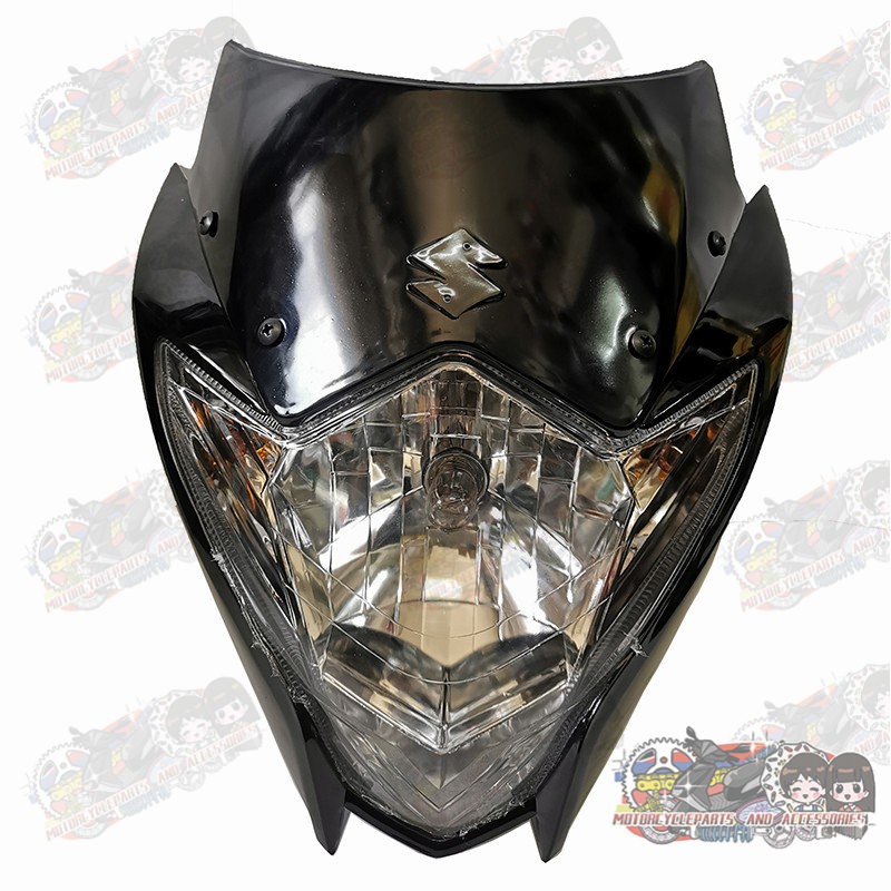 LJ Motorcycle Headlight Assembly Reborn Headlight Assy Suzuki Raider ...