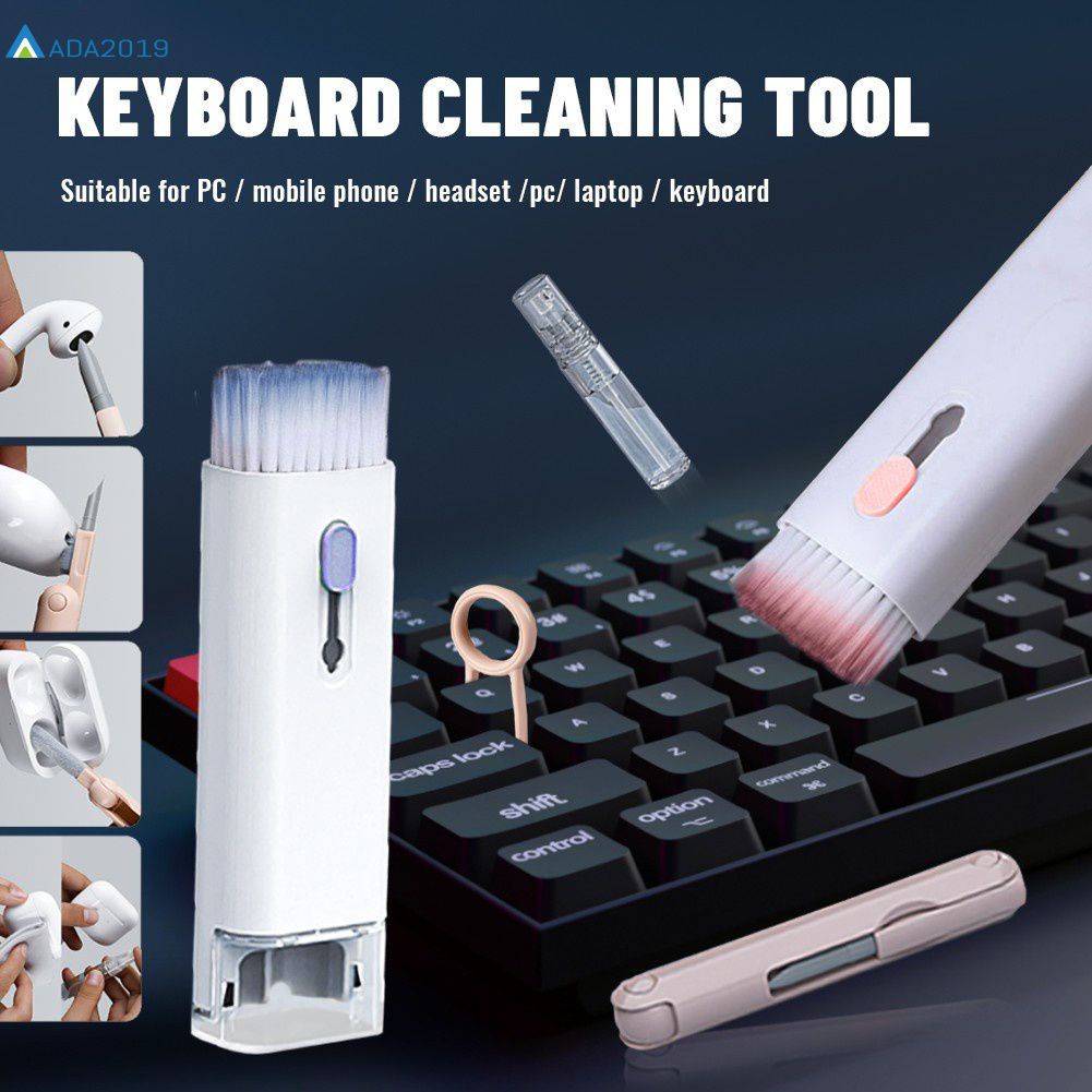 7-in-1 Multipurpose Keyboard Cleaning Brush Kit Earphone Cleaning Pen ...