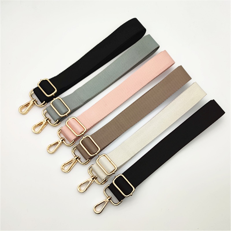 2022 New Style Thick Solid Color Bag Narrow Shoulder Strap Accessories ...