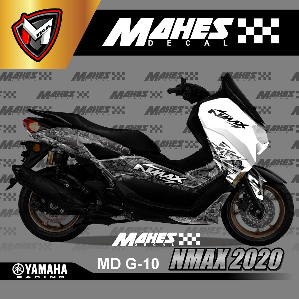 Decal Nmax 2021 Decal Sticker Fullbody Sticker Nmax Design Md G-10 ...