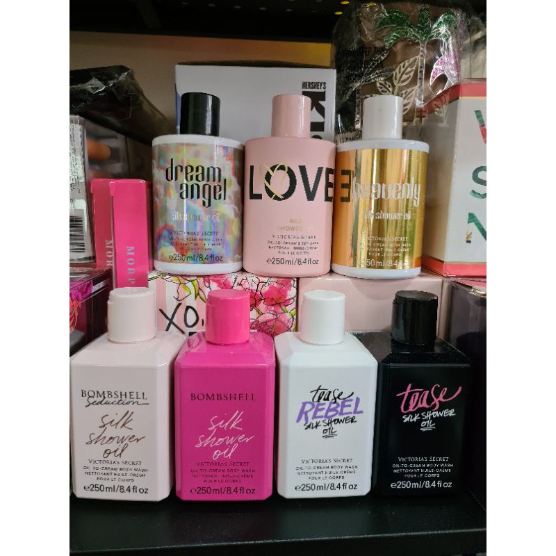 Authentic Victorias Secret Oil to Cream body wash Silk shower oil ...