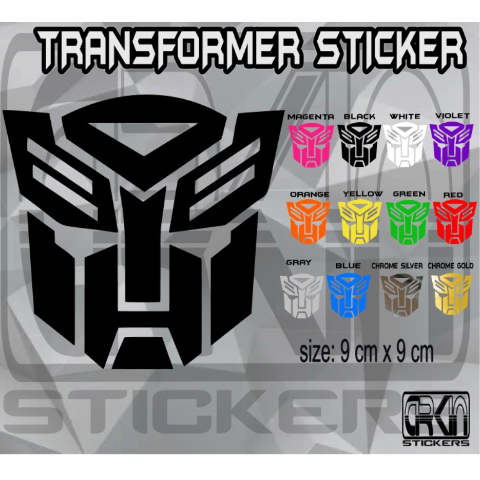 Transformer sticker decals | Shopee Philippines