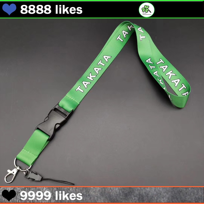 JDM Style Cars TAKATA Cellphone Lanyard JDM Racing Car Keychain ...