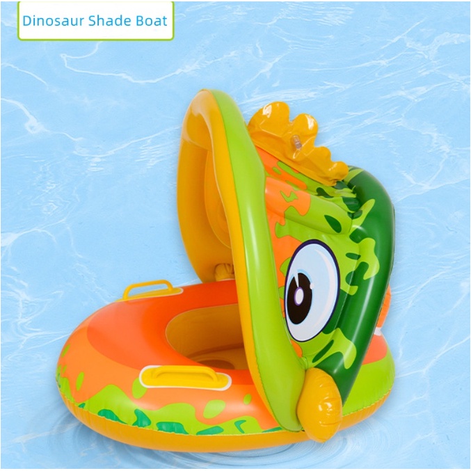 Large swimming circle with handrail salbabida for baby swim awning ...