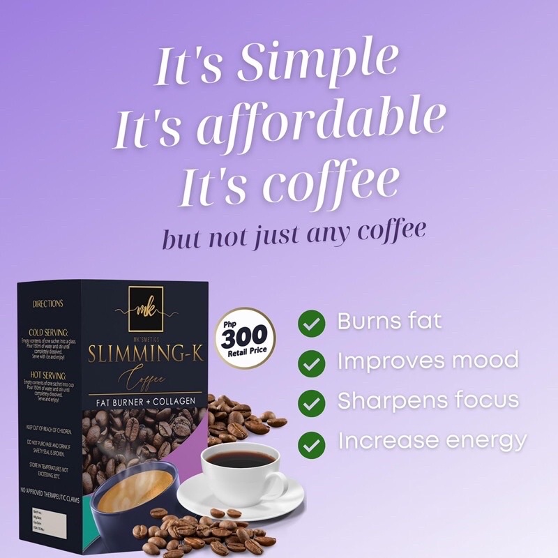 Slimming K COFFEE by Mksmetics | Shopee Philippines