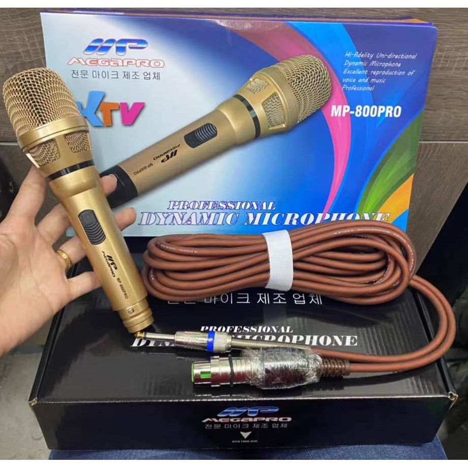 Original megapro FT Star MP-800 Professional dynamic microphone(gold ...