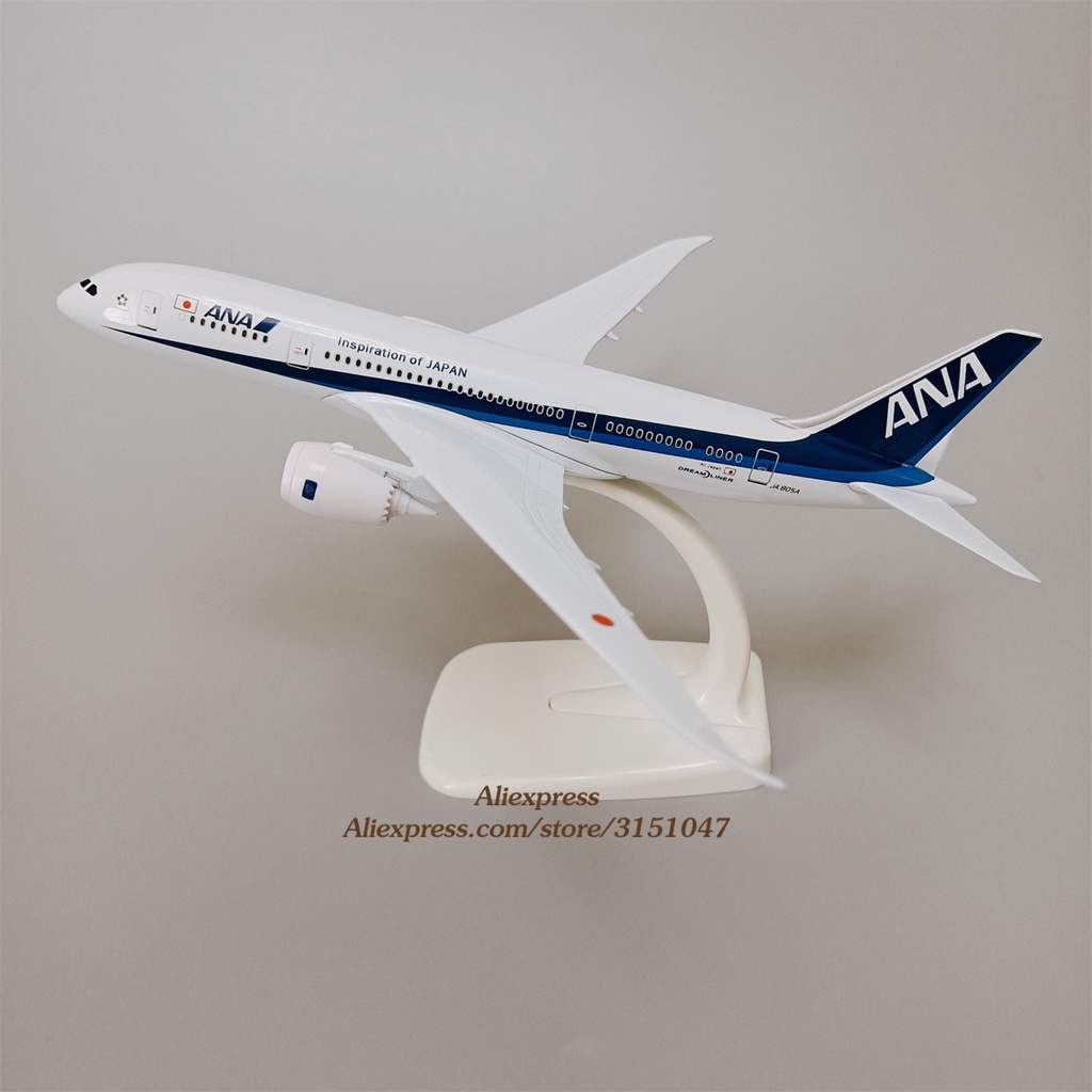 NEW 20CM Alloy Metal Air Japan ANA Boeing 787 B787 Airlines Airplane ...