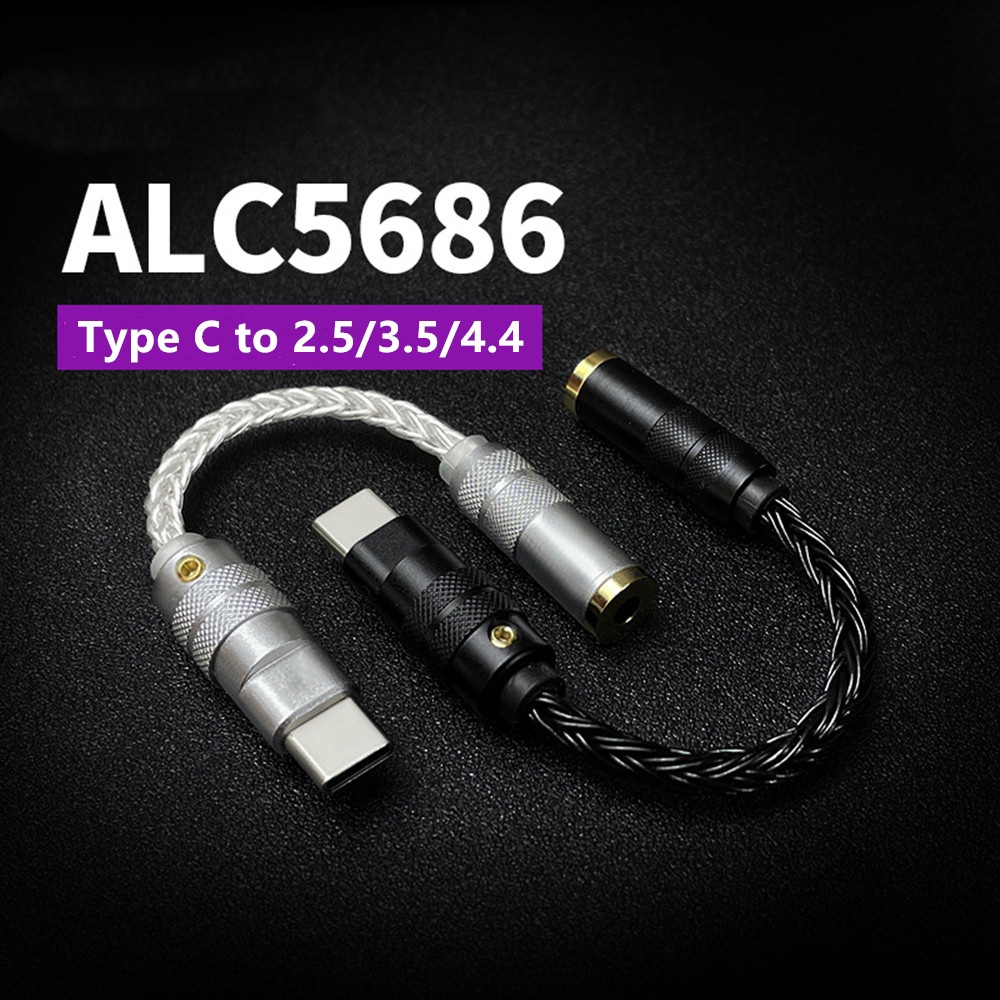 RealTek ALC5686 USB Type C Earbuds DAC Headphone Amp Audio Decoding DAC ...