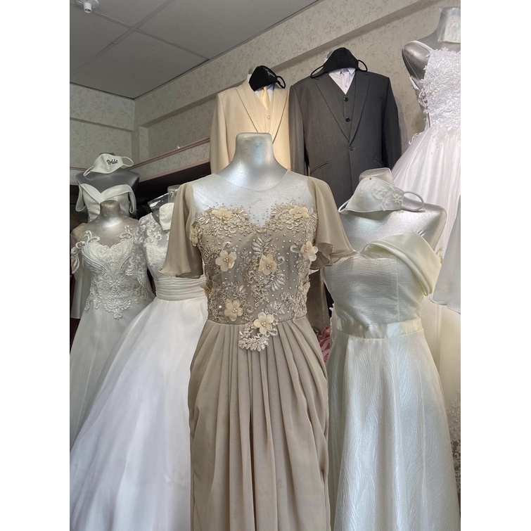 Long Gown for Mother of Bride and Groom | Shopee Philippines