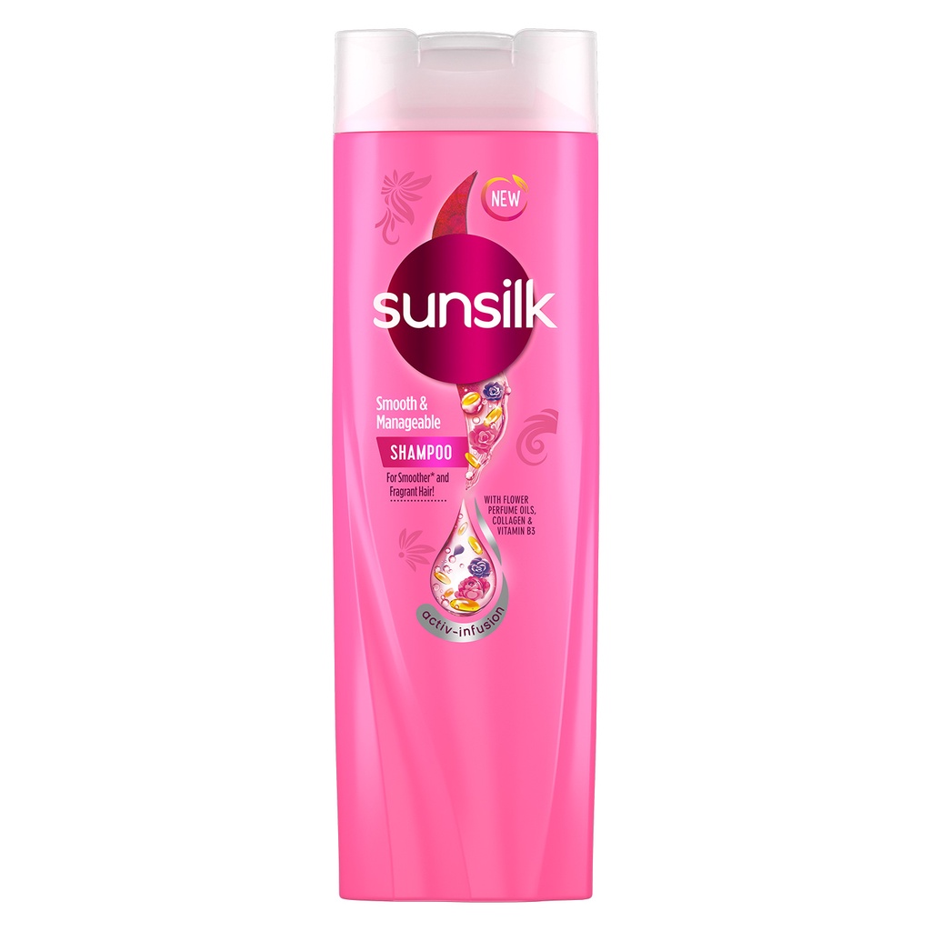 Sunsilk Smooth & Manageable Shampoo 180ml | Shopee Philippines