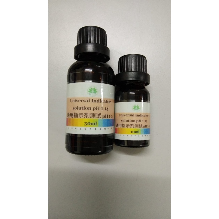 Universal Indicator Solution pH 1-14 通用指示剂 30ml (9203) | Shopee Philippines
