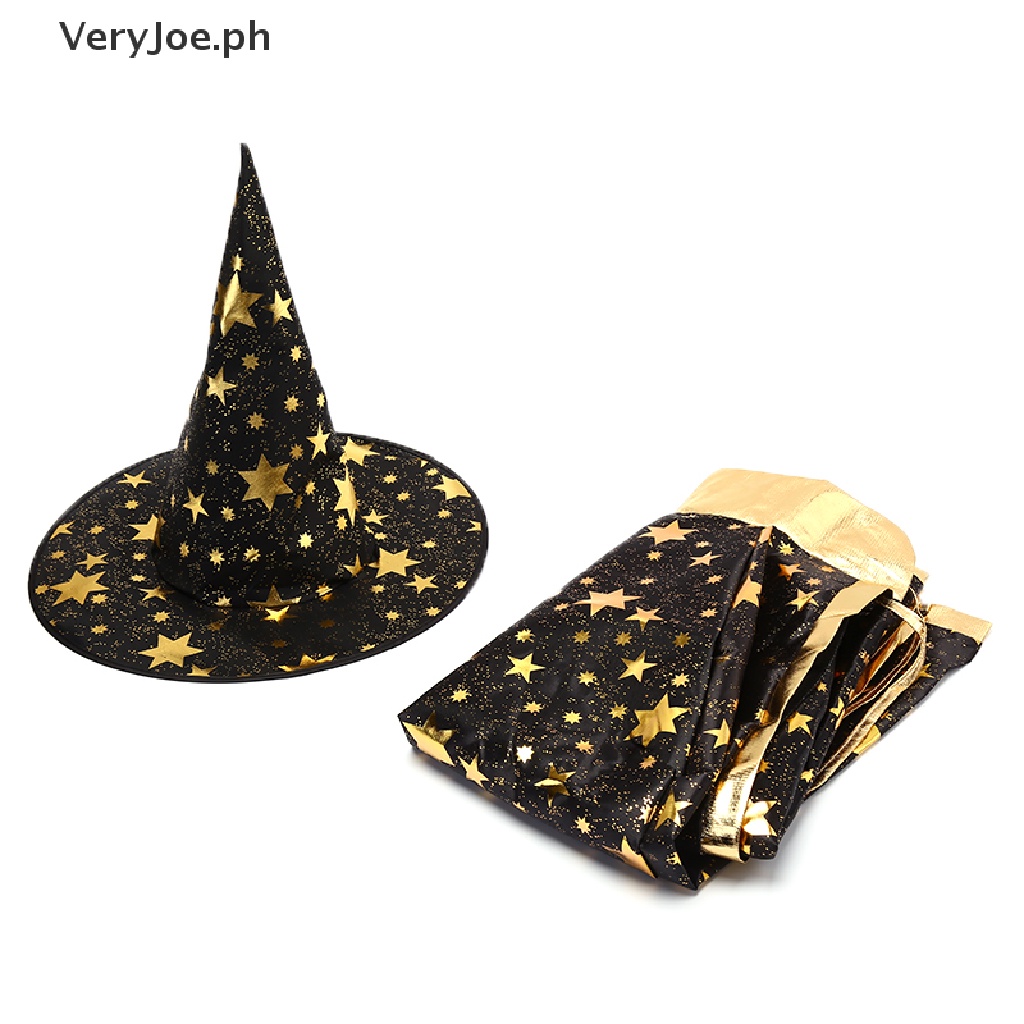 [VeryJoe] 2Pcs/Set Kids Childrens' Halloween Costume Witch Cloak Cape ...