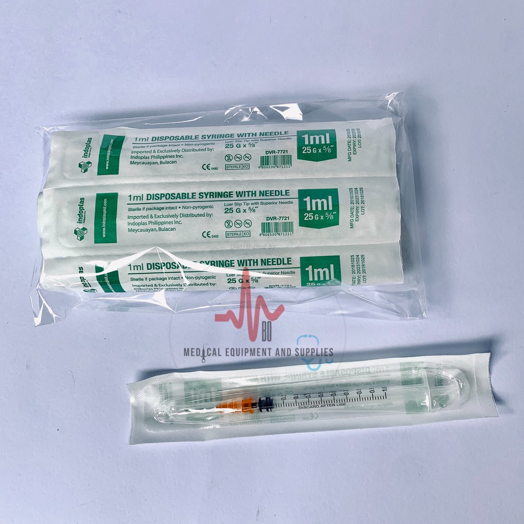 Disposable Syringes - pack of 10's, 5's, 2's | Shopee Philippines