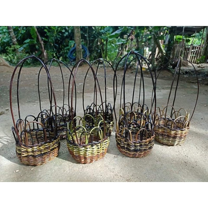 Hanging Native Plant Basket (Nito - Curve Type) | Shopee Philippines