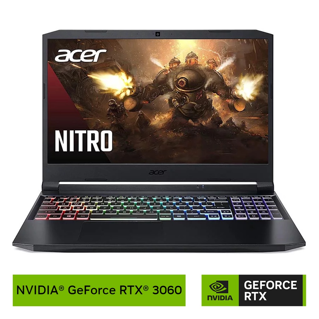 Acer Nitro 5 AN515-45-R77J NVIDIA® GeForce RTX® 3060 6GB with AMD Ryzen ...