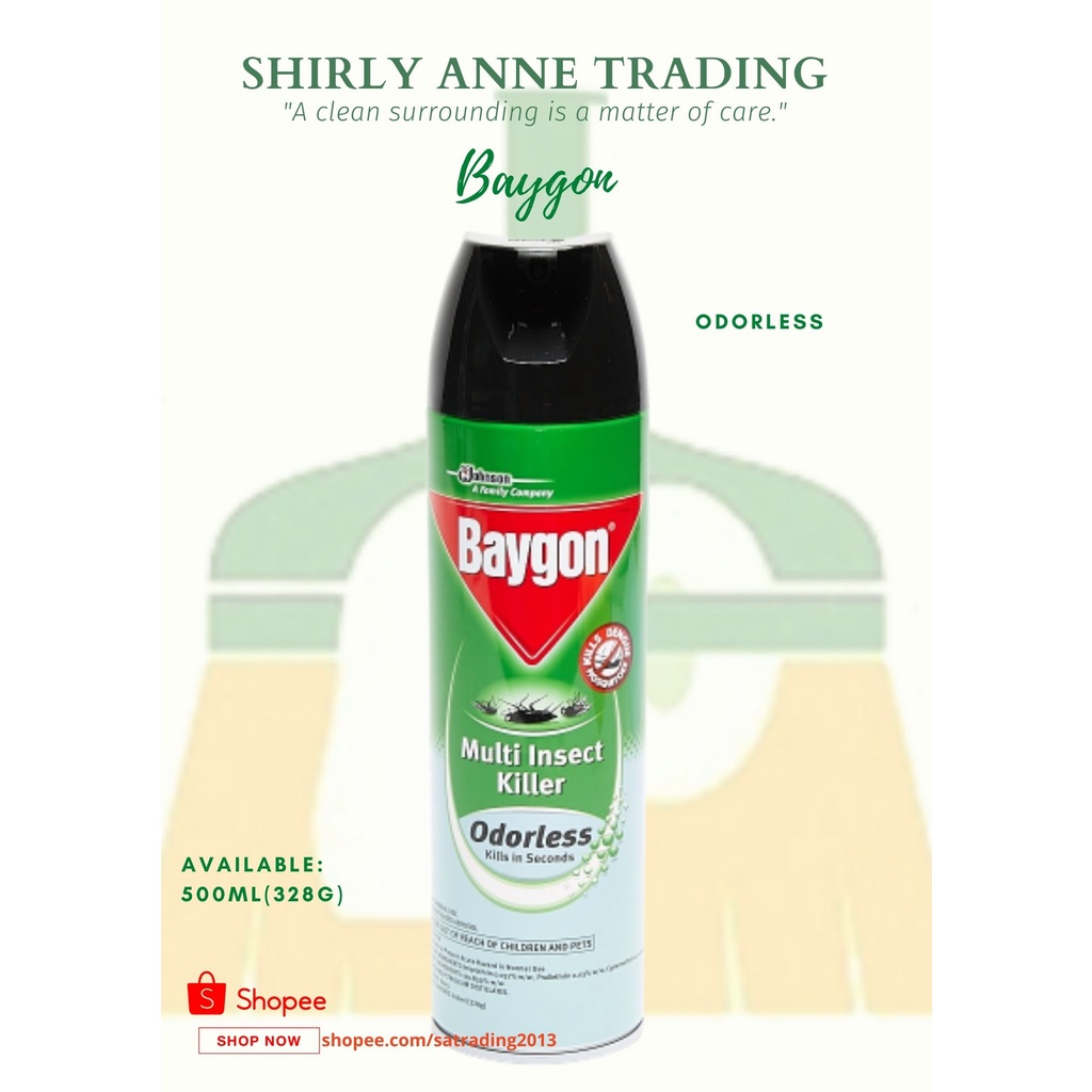 Baygon Multi Insect Killer (Odorless-500ml) | Shopee Philippines