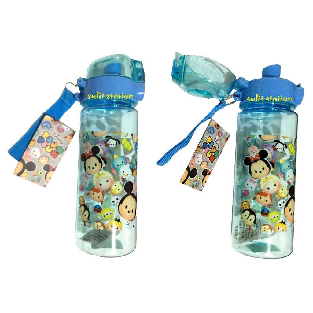 TSUM TSUM WATER DRINKING BOTTLE TUMBLER JUG with STRAP | Shopee Philippines