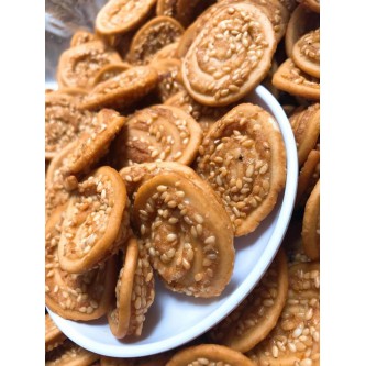 New Delicious Sesame Pig Ear Cake 500G | Shopee Philippines