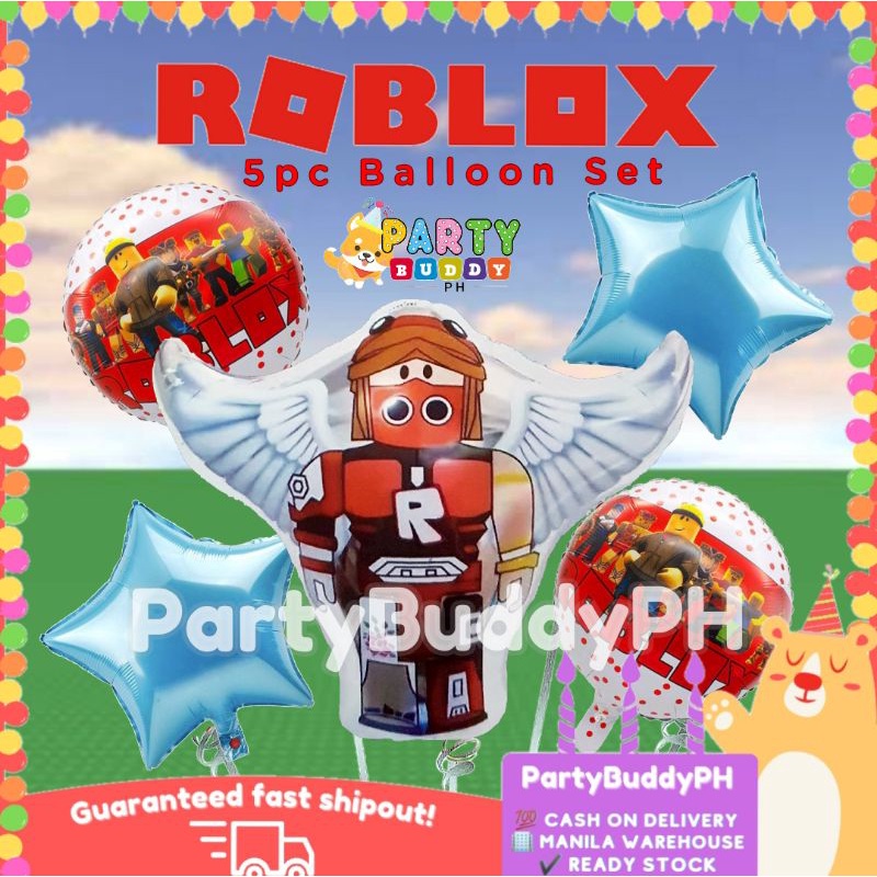 Roblox 5 in 1 Character Foil 5pc Balloon Set PartyBuddyPH | Shopee ...