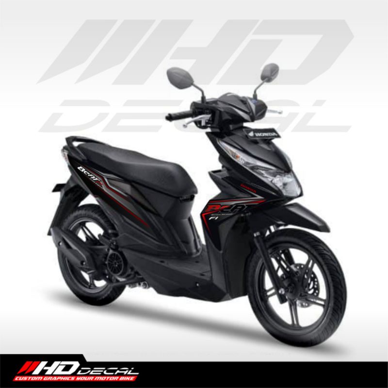 Striping custom beat 2017 livery simple Minimalist | Shopee Philippines