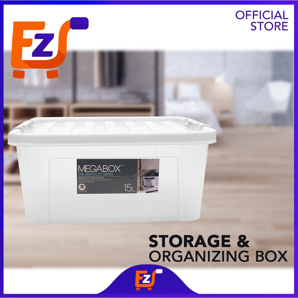 EZ DEAL Megabox 15Liters High-Quality Plastic Materials Stackable ...