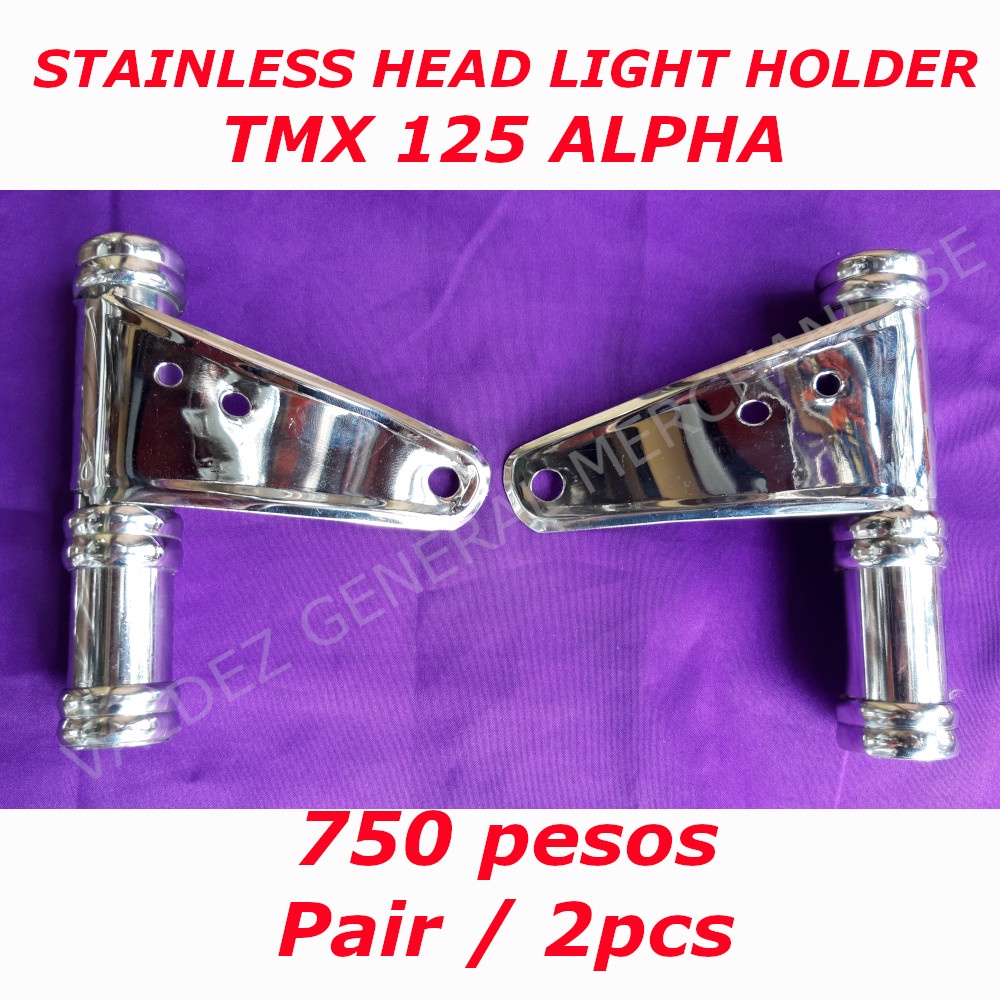 Honda Tmx 125 Alpha, Front Shock Cover Stainless with Ring, Pair or 2 ...