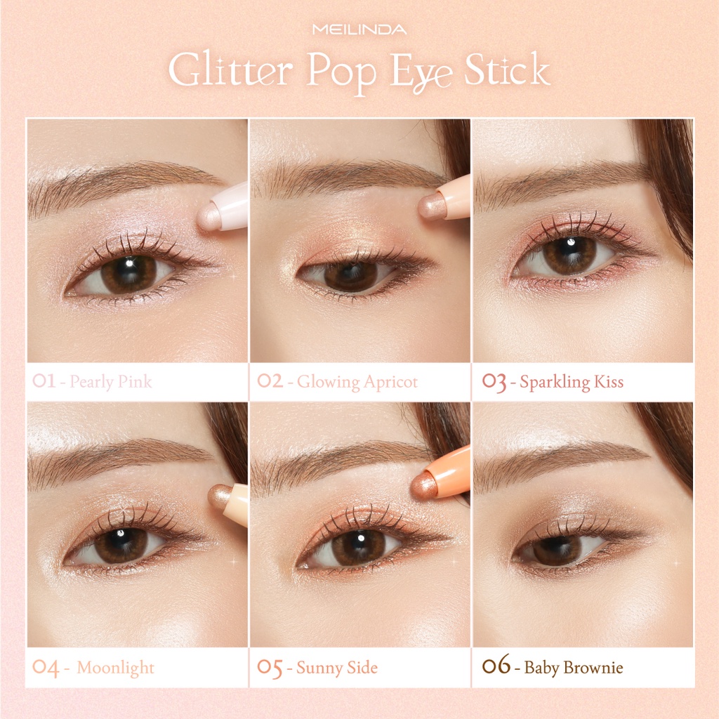 MEILINDA Glitter pop eye stick(Shimmer Texture)(MC3117) | Shopee ...