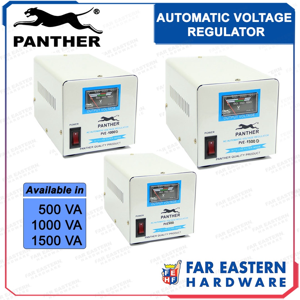 PANTHER AVR Automatic Voltage Regulator 500VA / 1000VA / 1500VA ...
