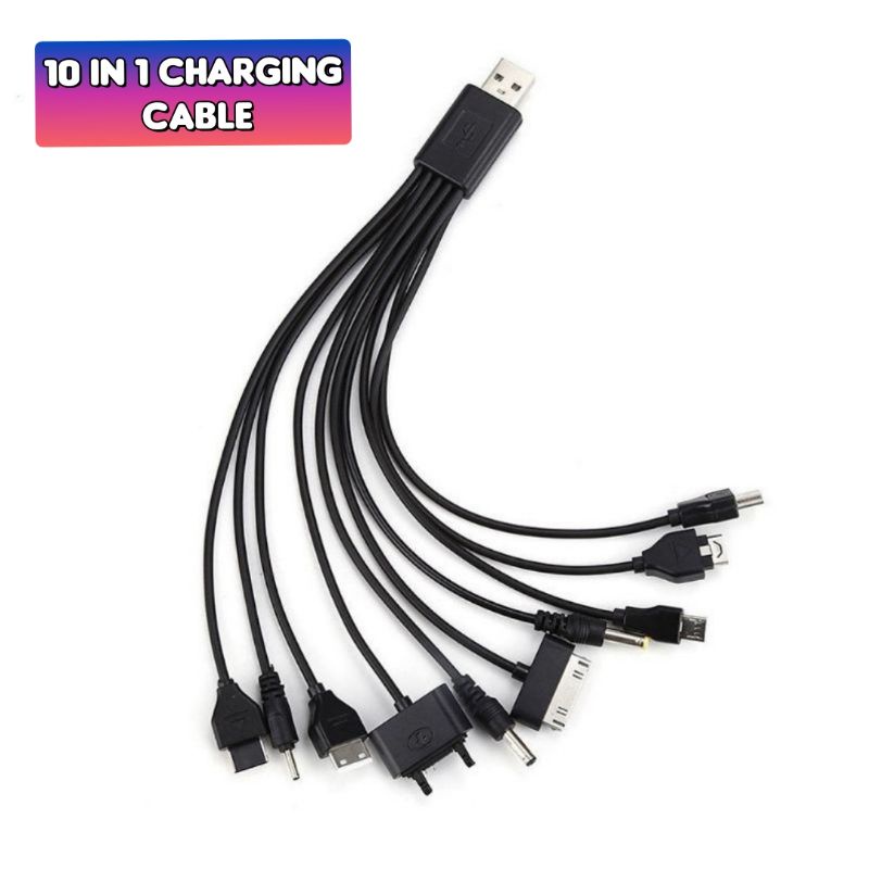 USB CHARGING CABLE - 10 IN 1 (CHARGING CORD) | Shopee Philippines