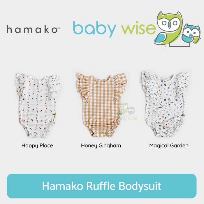 【New product】6-9m Honey Gingham Baby Girl Clothes Hamako Ruffle ...
